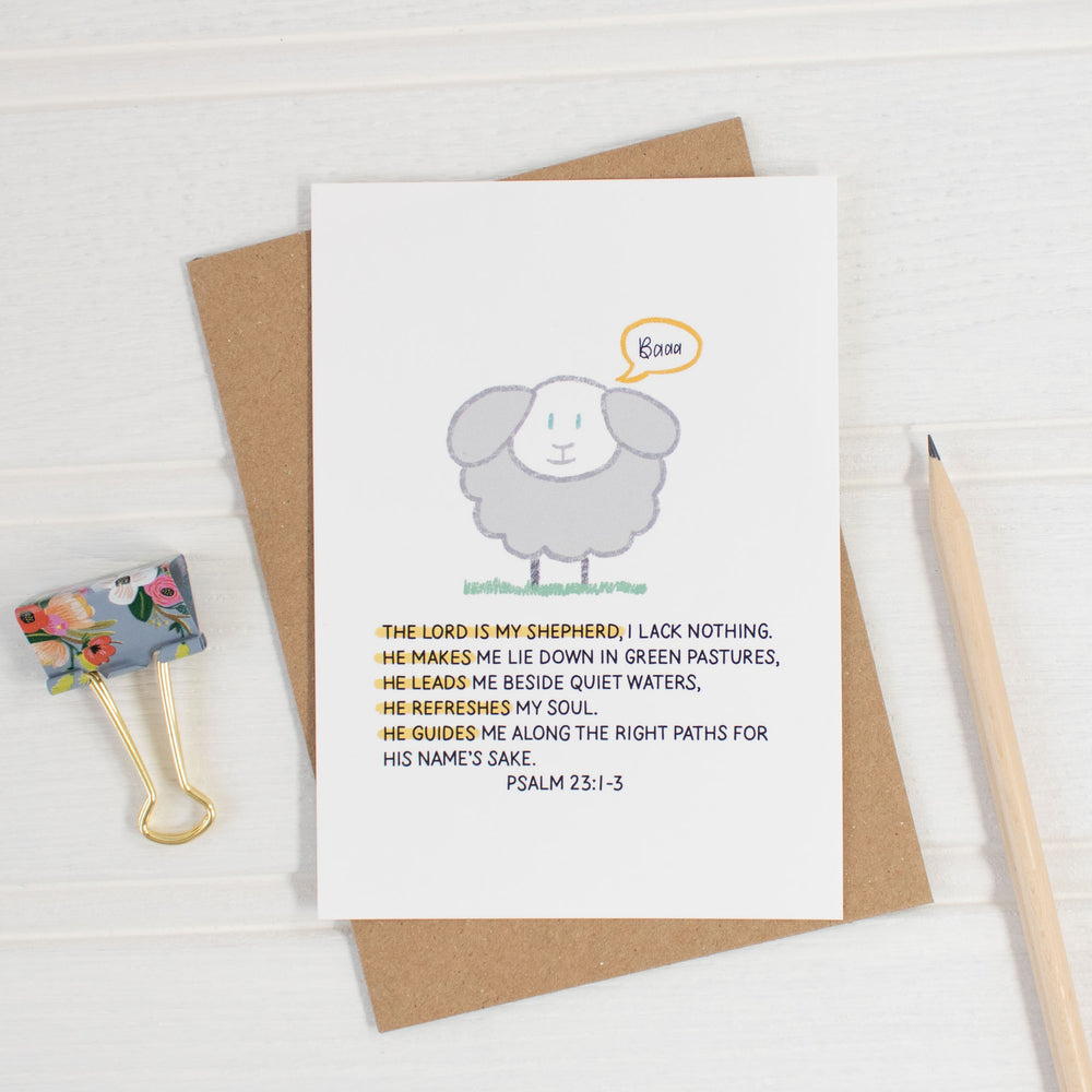 5 Ways God Sustains Us (from Psalm 23) | By the Brook Creations