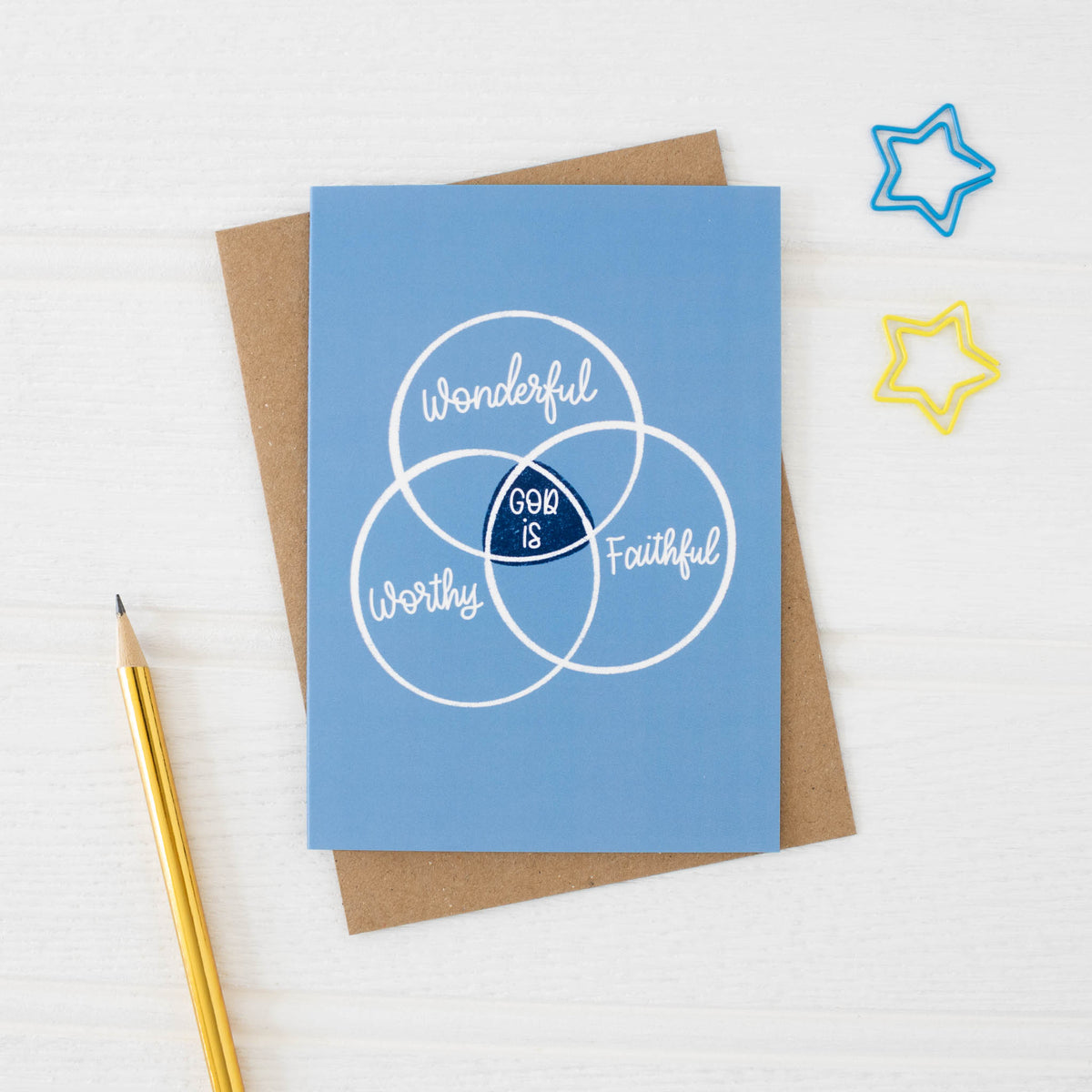 God is Wonderful, Worthy and Faithful Christian Identity Card – By the ...